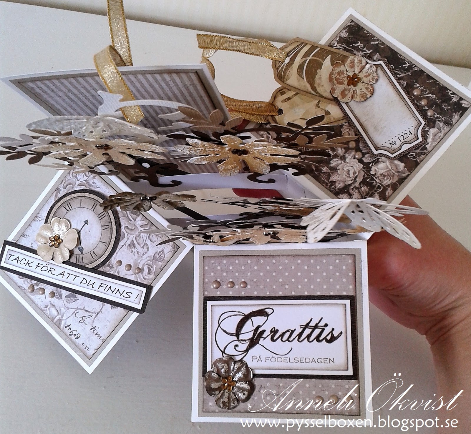 Annelis Pysselbox: Card-In-A-Box kort