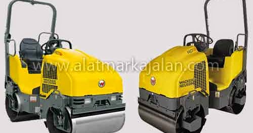 Wacker Ride-on Vibratory Roller | Mesin / Aplikator Marka Jalan, Water ...