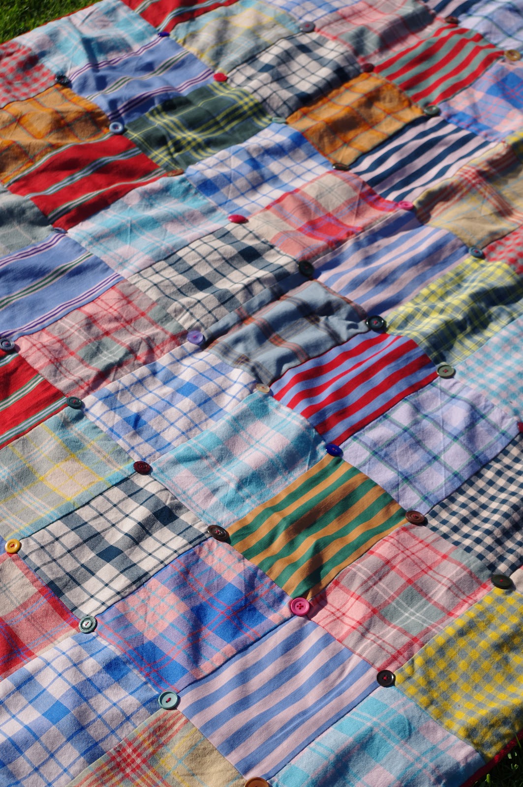 Stories in Stitch...: A cosy TV quilt...