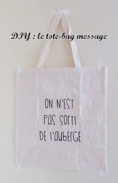 DIY : Tote-bag à message - Caro Dels - Blog DIY et loisirs créatifs