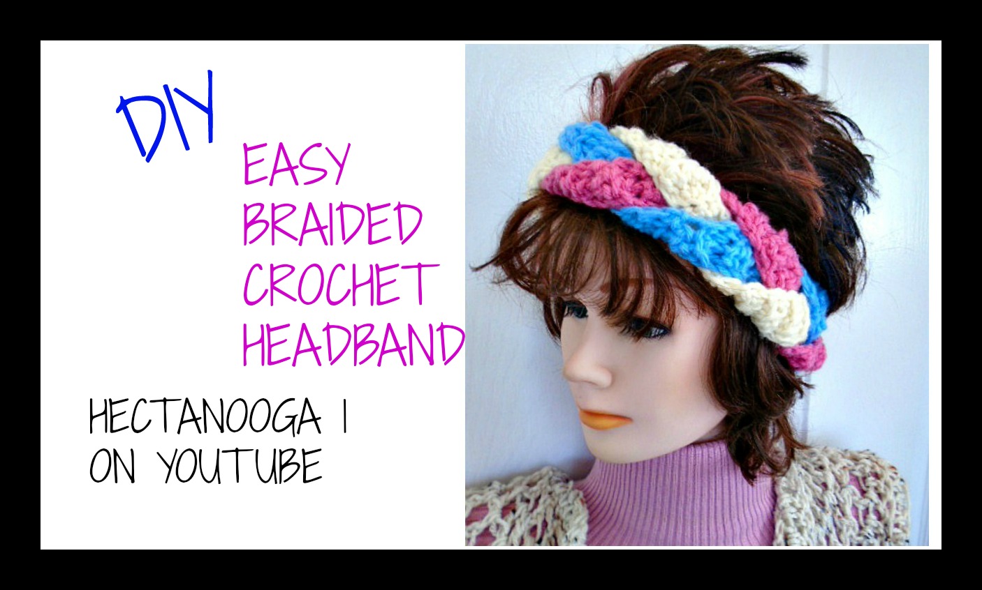 HECTANOOGA PATTERNS: FREE CROCHET PATTERN- Easy Braided Headband # 1198yt