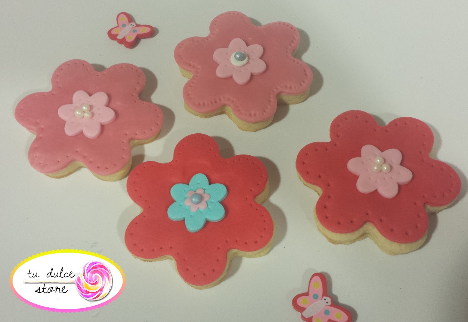 GALLETAS CON FLORES