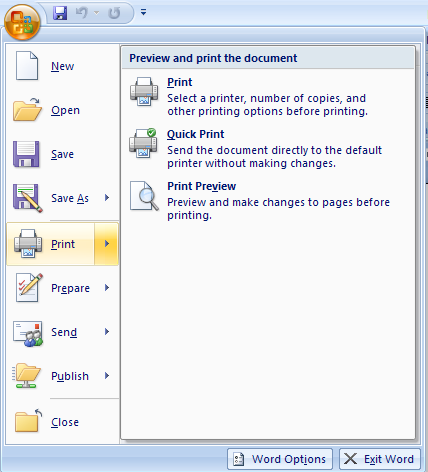 TUTORIAL MS OFFICE TERLENGKAP: Mengenal Fungsi Microsoft Office Button