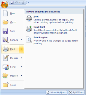 TUTORIAL MS OFFICE TERLENGKAP: Mengenal Fungsi Microsoft Office Button