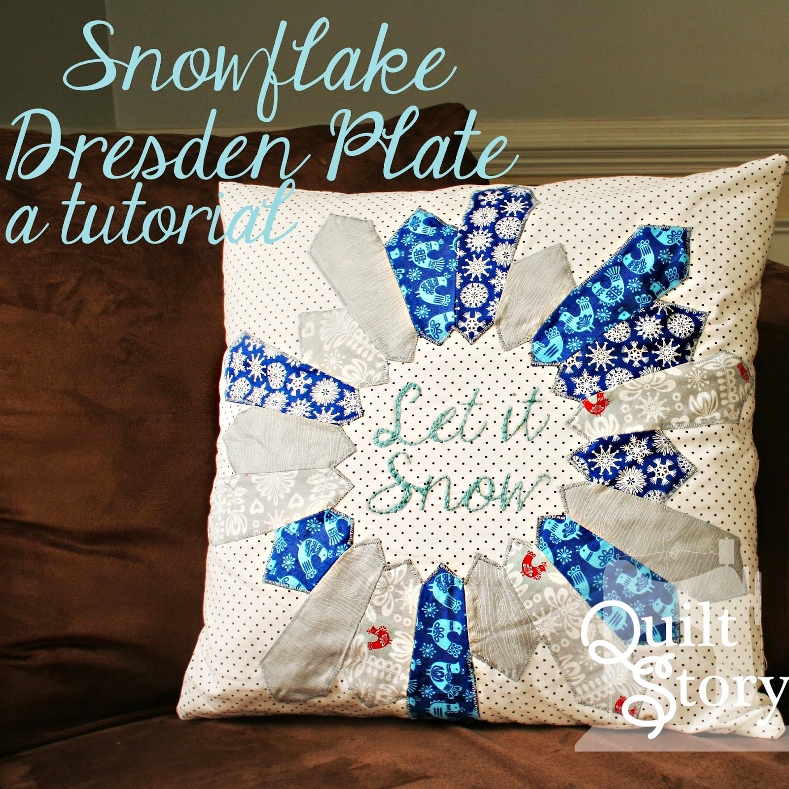 Snowflake Dresden Plate Tutorial | Quiltstory | Bloglovin’