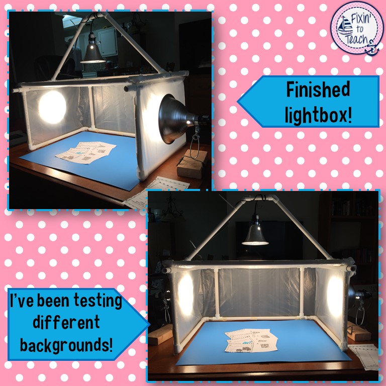DIY Lightbox for TPT Products | Fixin' to Teach