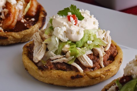 Miss.Cooking : Sopes con frijoles negros y pollo