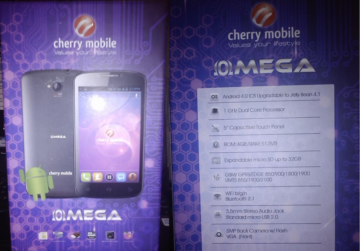 Cherry Mobile Omega: Specs, Price, Features and Availability in the ...