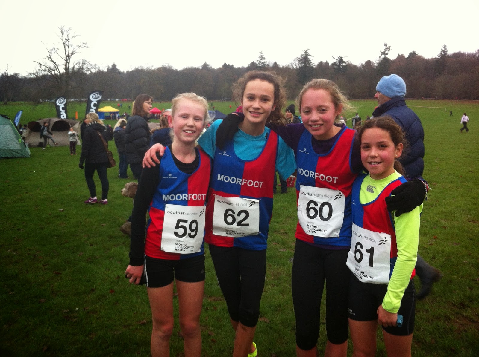 Moorfoot Runners Members Blog: Moorfoot Girls Bronzed in Dundee