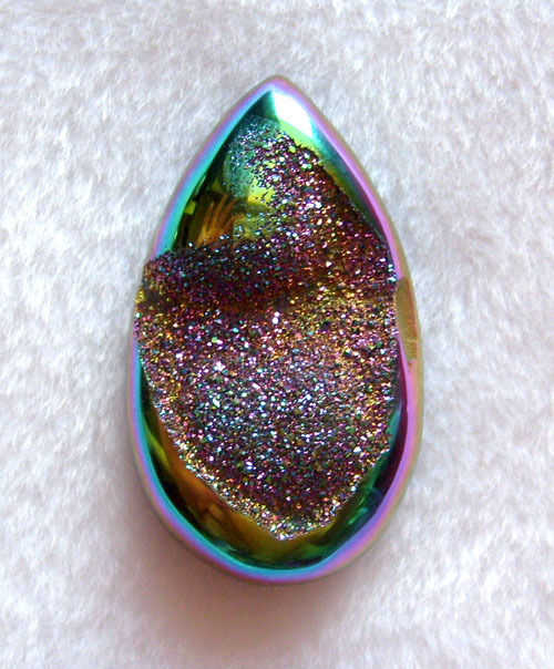D's Beads: Titanium Druzy (15 pcs)