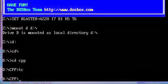 Learn Programming Using Dosbox To Run Tc On Windows 7 And Windows 8
