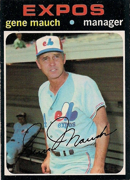 Topps 1971: no. 59 - gene mauch