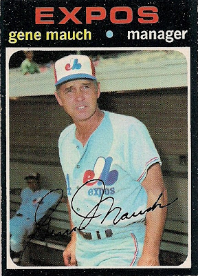 Topps 1971: no. 59 - gene mauch