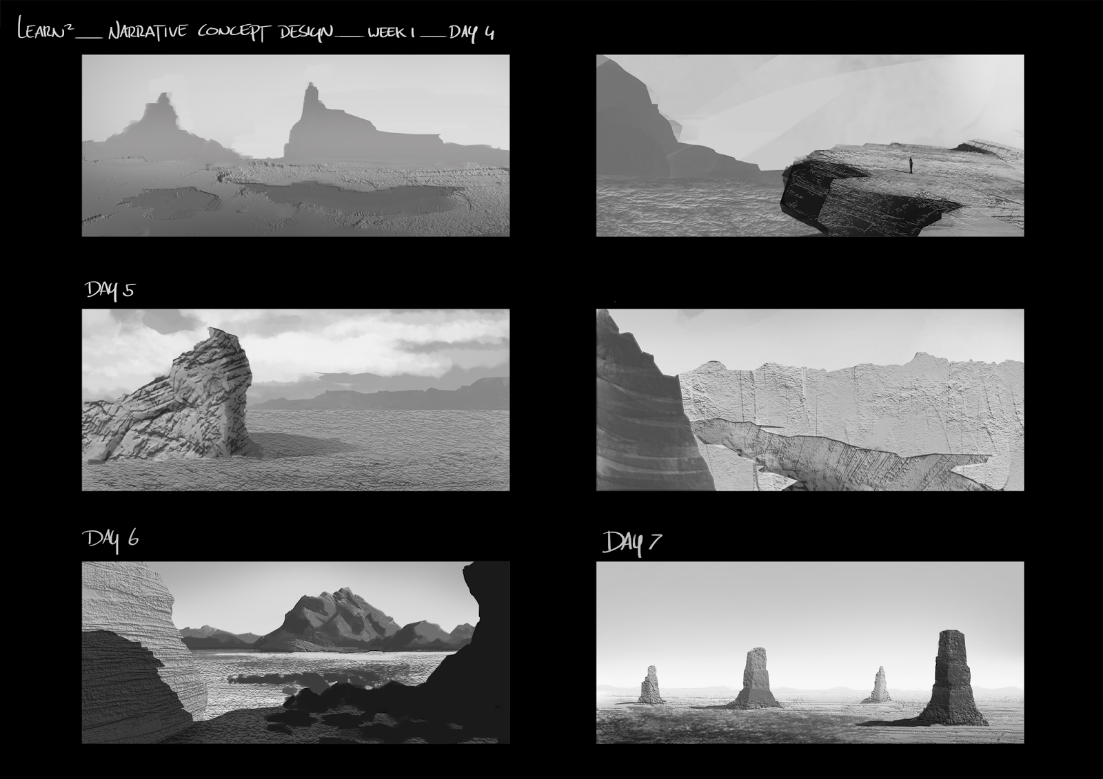 Dylan Driessen: Learn² Narrative Concept Art - Week 1