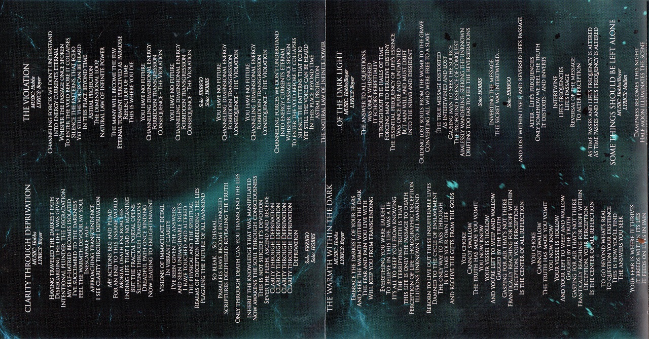 Cries from the Quiet World: Suffocation "...Of The Dark Light"