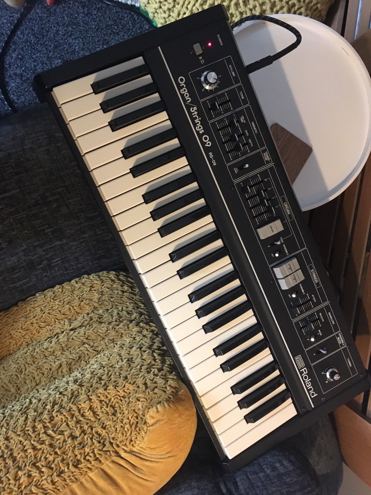 MATRIXSYNTH: Roland RS-09 Analogue String/Organ Synth w/ Original Case