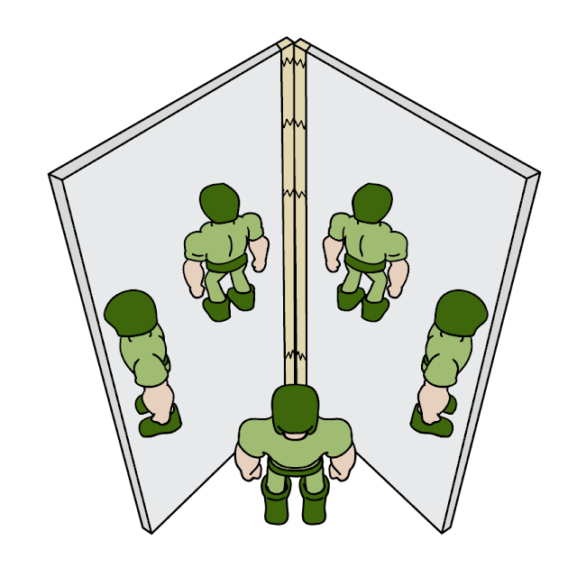 Plane Mirror Reflection Experiment - Science project