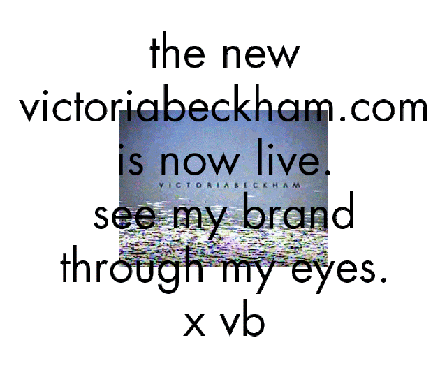 DIARY OF A CLOTHESHORSE: AN IMPORTANT ANNOUNCEMENT FROM VICTORIA BECKHAM DIARY OF A CLOTHESHORSE: AN IMPORTANT ANNOUNCEMENT FROM VICTORIA BECKHAM