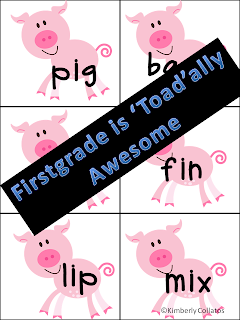 First Grade is 'Toad'ally Awesome!: Pig in a Wig: Short I packet ...