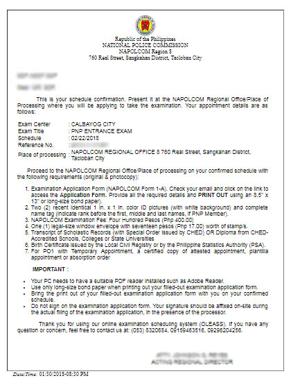 PNP 2019 Updates: How to apply PNP Examination Application Online. - PH ...