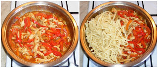 Mancare chinezeasca cu taitei si legume | Preparatedevis.ro