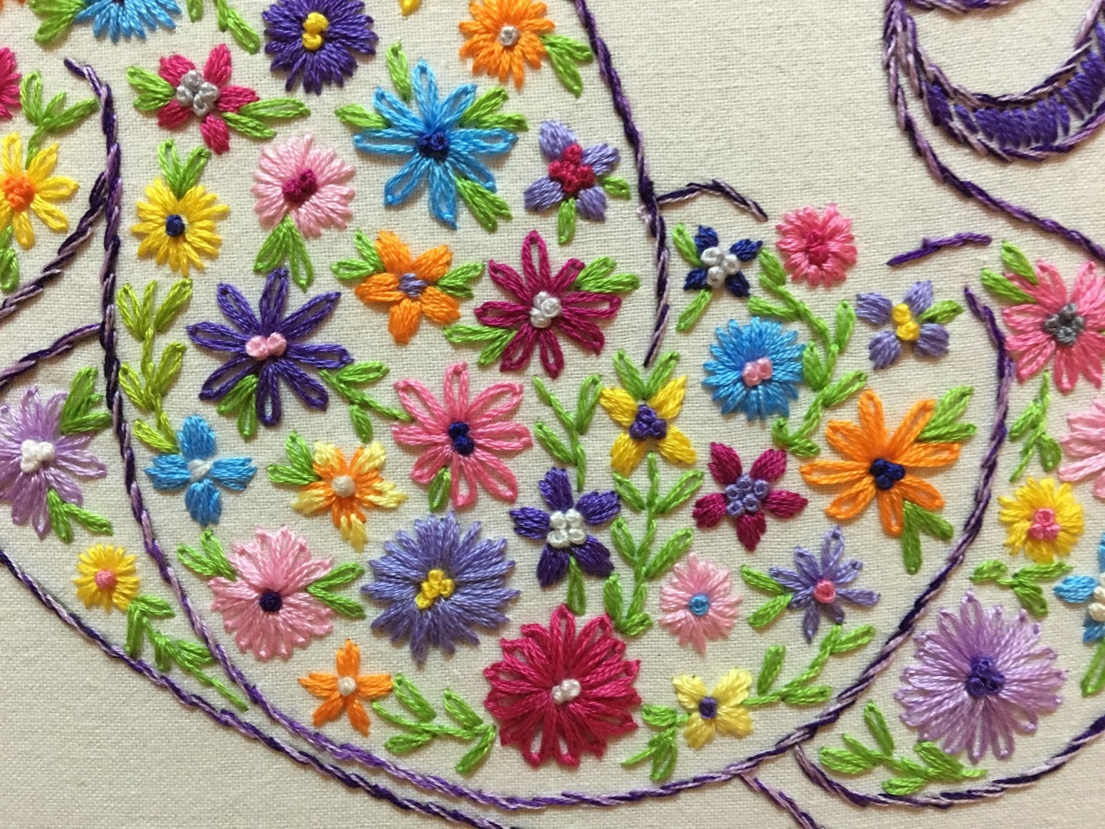 MooshieStitch: Embroidered Flower Lady - Start to Finish!