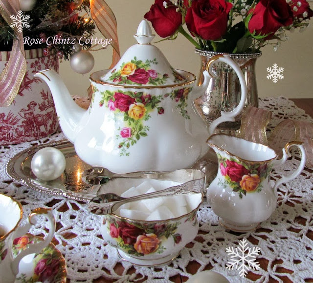 Rose Chintz Cottage: "Celebrate the Season" ~ Christmas Tea