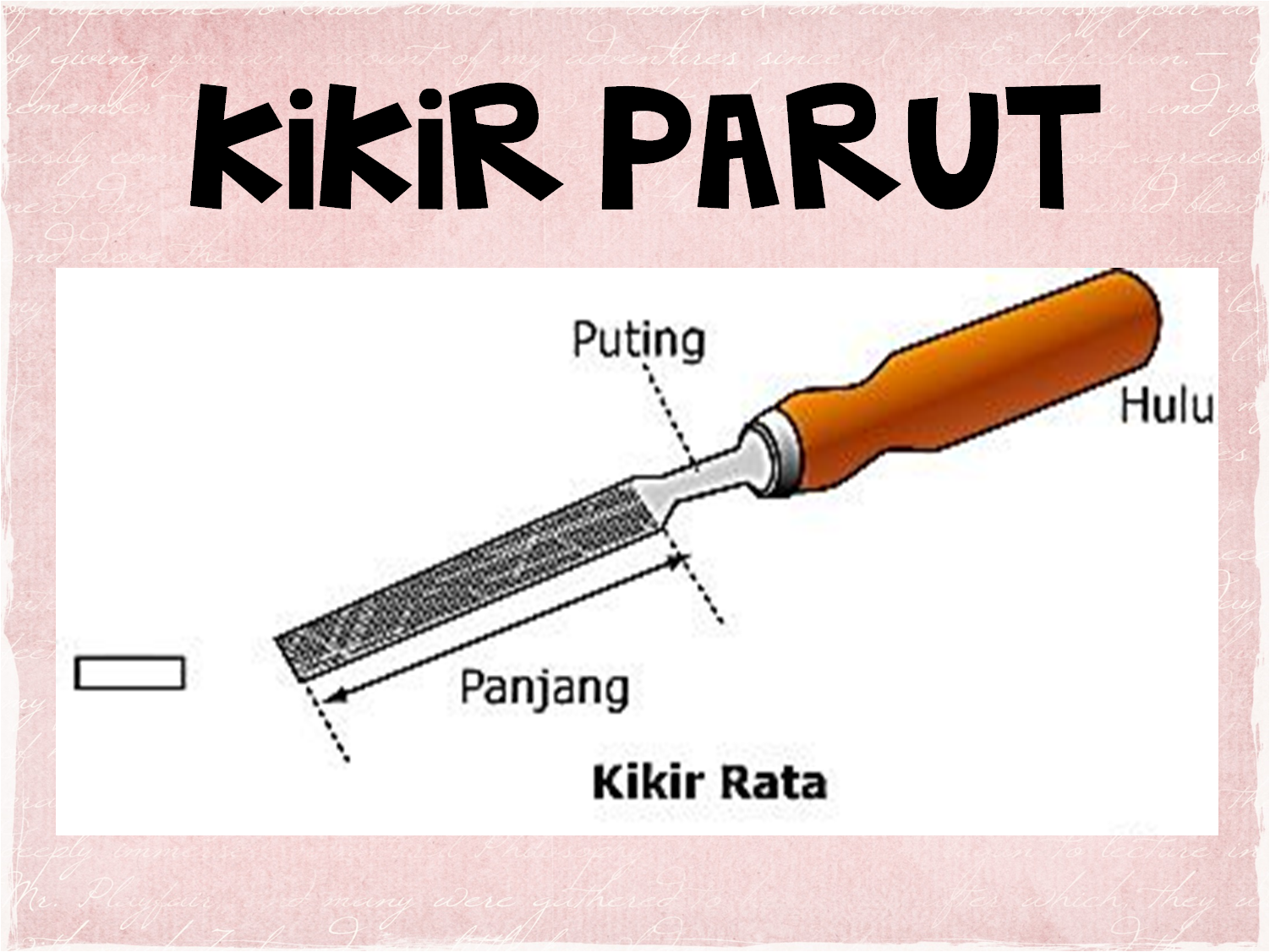 blog cikgu rodziah: Alatan Tangan dan mesin