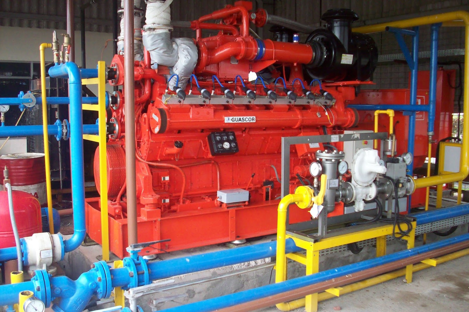 Proses Pemasangan Gas Engine Generator Guascor SFGLD560