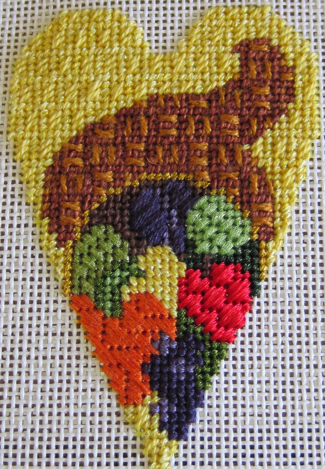The Owl Stitchery Blog: NeedleDeeva Fall Hearts Stitch Guides