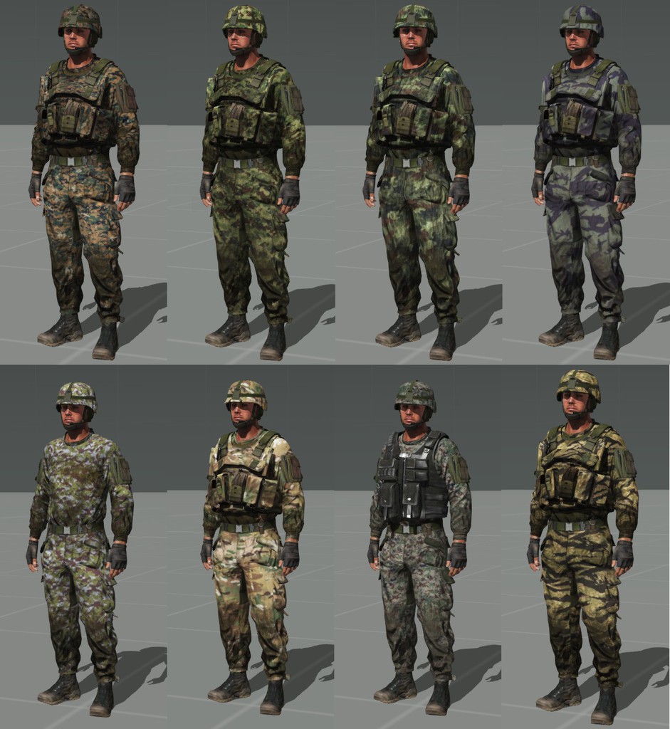 Arma 3 に 20 以上の新しい迷彩を追加する FoxFort Camo Pack アドオン | 弱者の日記^^ - Arma 3 MOD ...