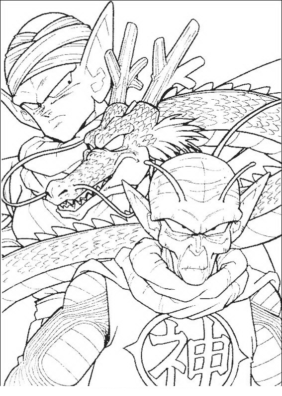 Piccolo para colorear - Imagui