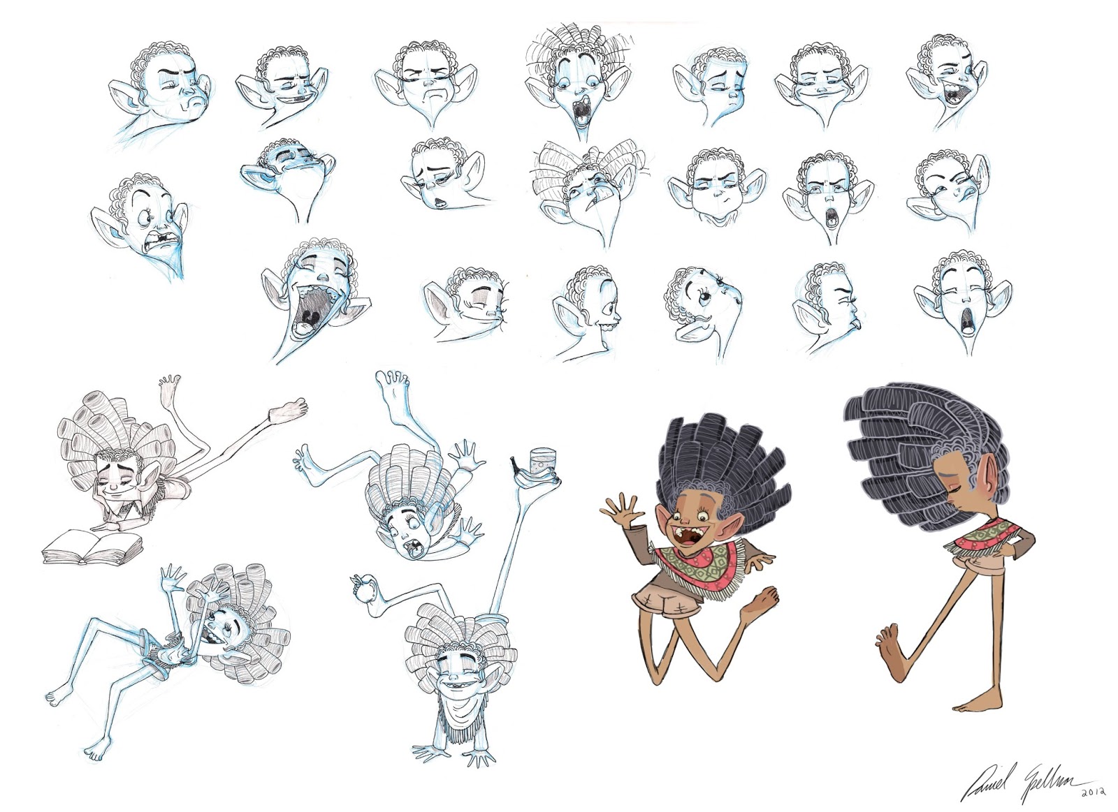 Daniel Spellman Art: Character Portfolio