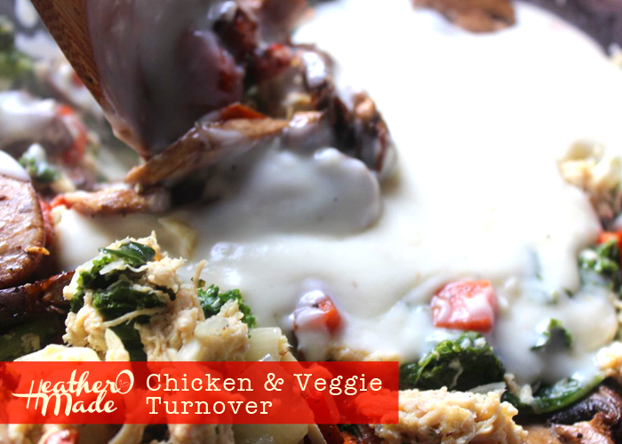 Heather O Made: Chicken & Veggie Turnover