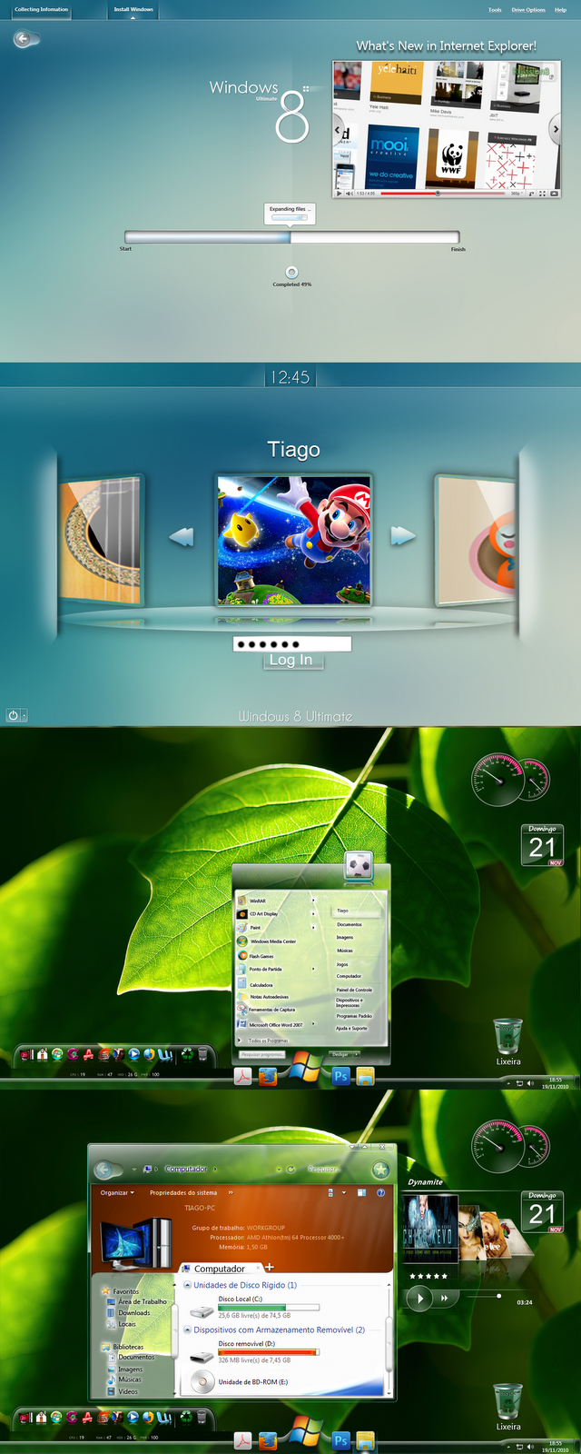 ♀Kingsley World Space Gallery♂: Windows 8 Design & Concept