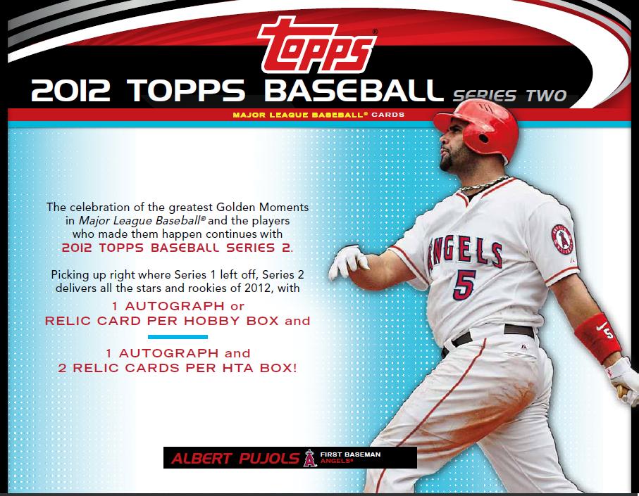 bdj610's Topps Baseball Card Blog: 2012 Topps Series 2 Sell Sheets are ...