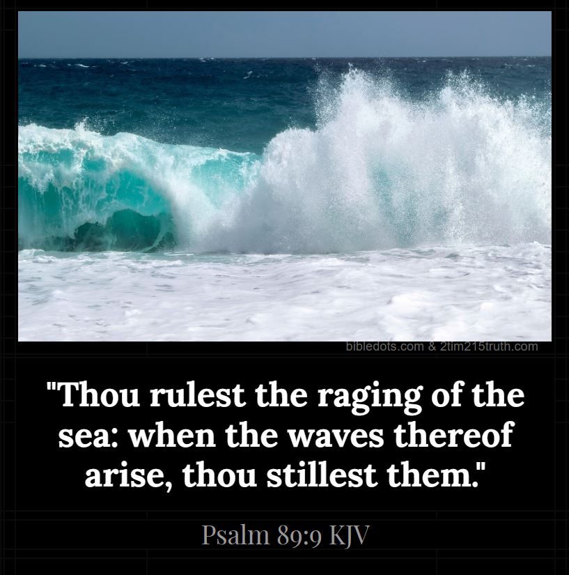 2 Timothy 2:15 Truth: Verse of the Day: Psalm 89:9 KJV