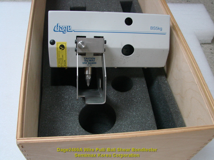 Semiconductor Equipment: Dage2400A 2400A Wire Pull Ball Shear Multi ...