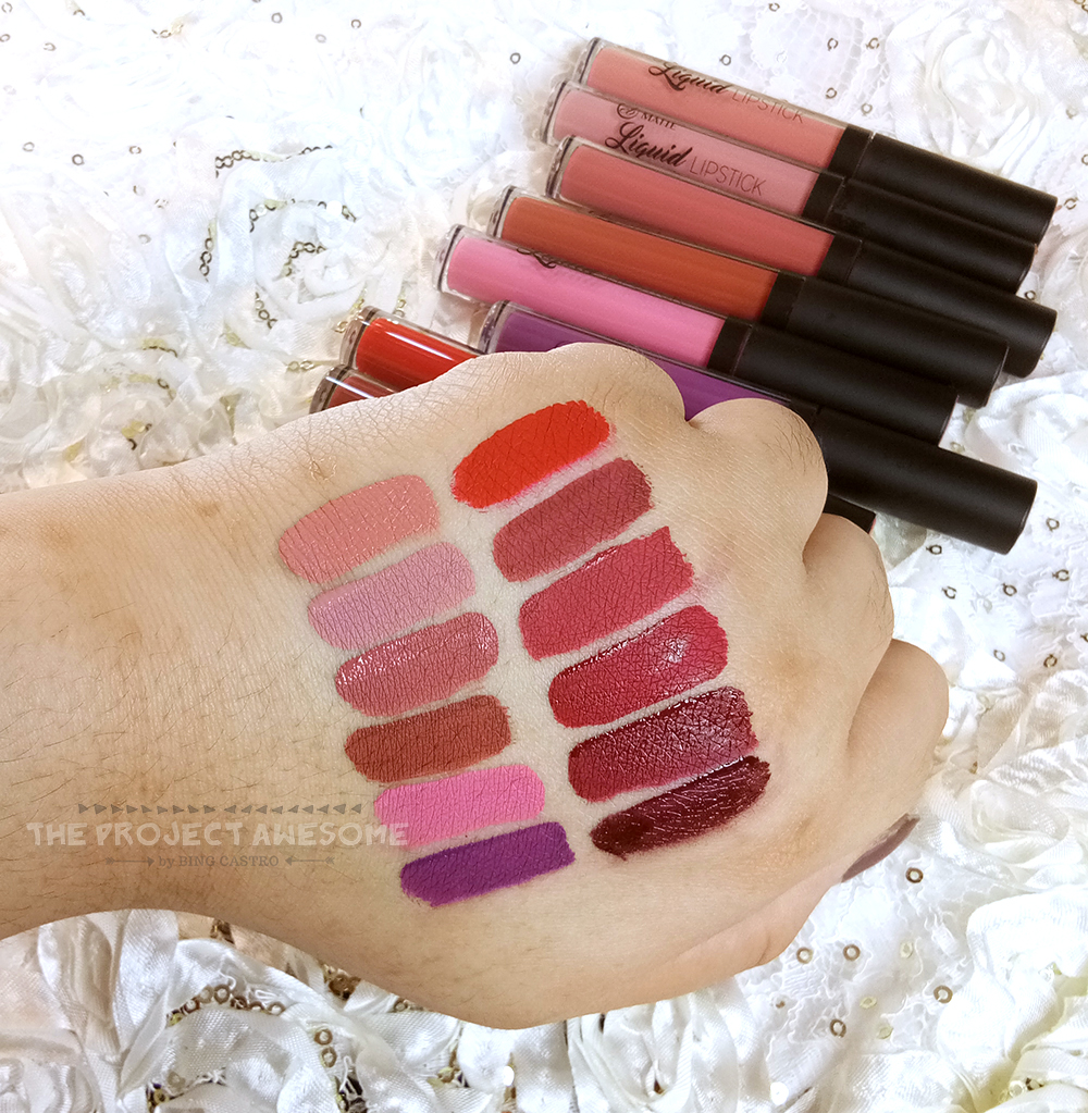 The Project Awesome: Ever Bilena Matte Liquid Lipstick Review and Swatches
