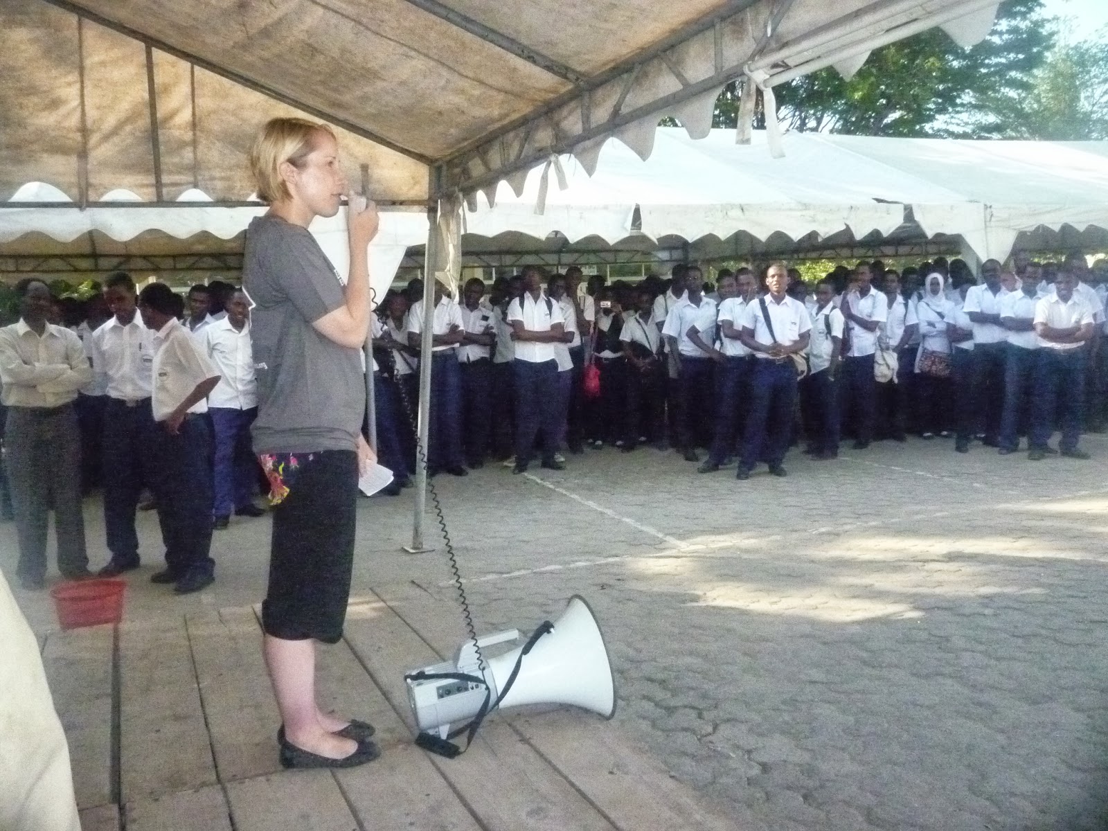 ICS Restless Development - Tanzania : VETA College Assembly