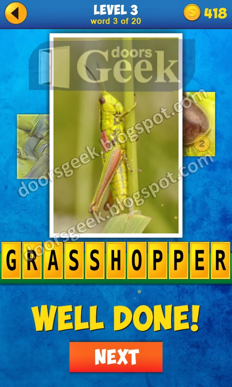 4 Little Squares [Level 3] Word 3 ~ Doors Geek