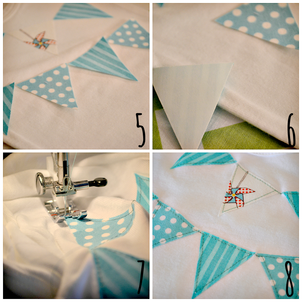 The Life of Jennifer Dawn: Pennant Banner Appliqued Tops