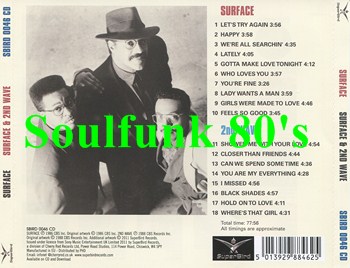 Soul & Funk 80's: Surface - Surface + 2nd Wave (1986-1988)