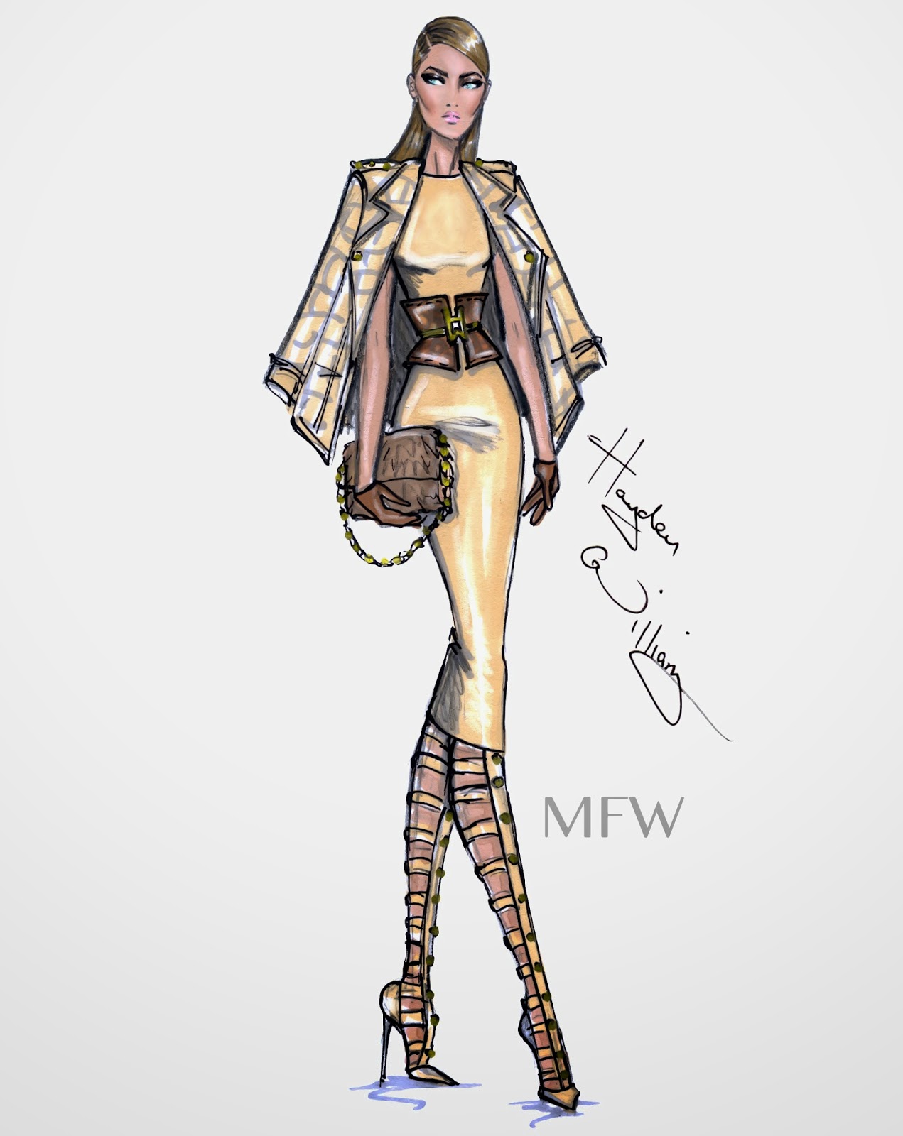 Hayden Williams Fashion Illustrations: Fashion Week Style by Hayden ...