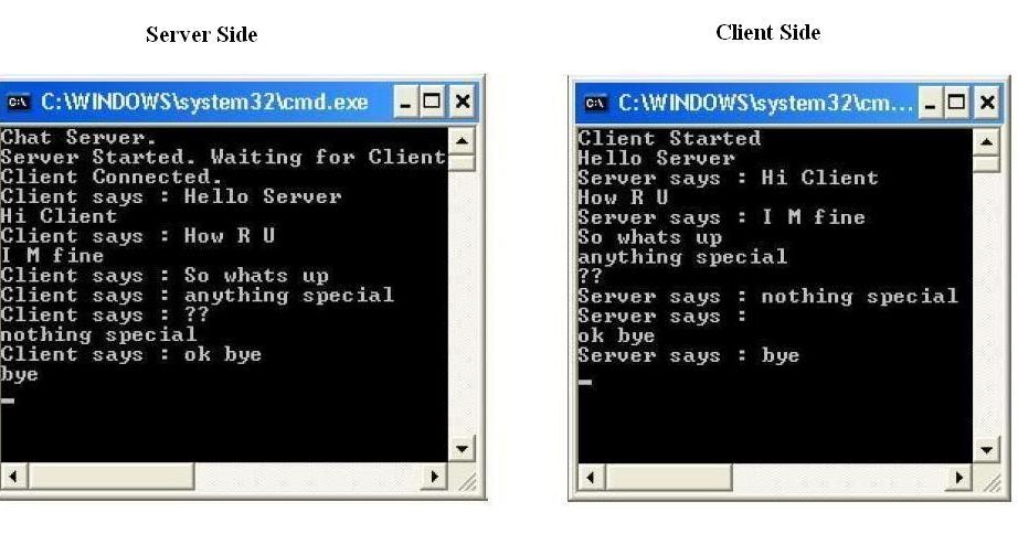 Client Server Chat ~ Ajinkya Mandhare