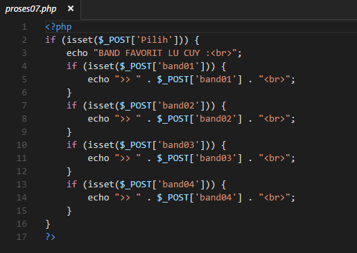 PENANGANAN FORM DALAM PHP