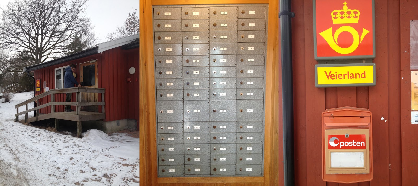 Villa Veierland: Vi har et postkontor!