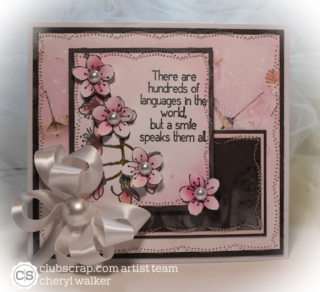 Sweeet Designs By Cheryl: Cherry Blossom Card