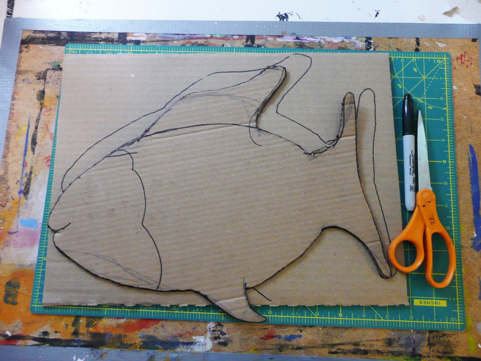 that artist woman: How to Make a Rainbow Fish