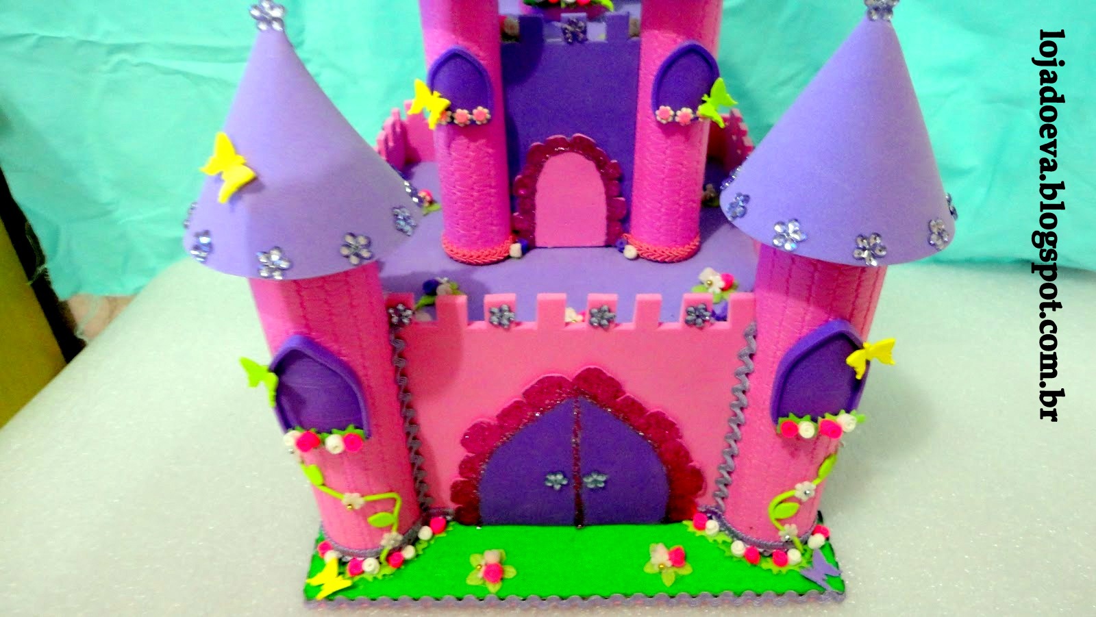 ARTESANATO EM E.V.A: CASTELO EM EVA 3D